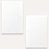 A7 Grid Paper Planner Inserts