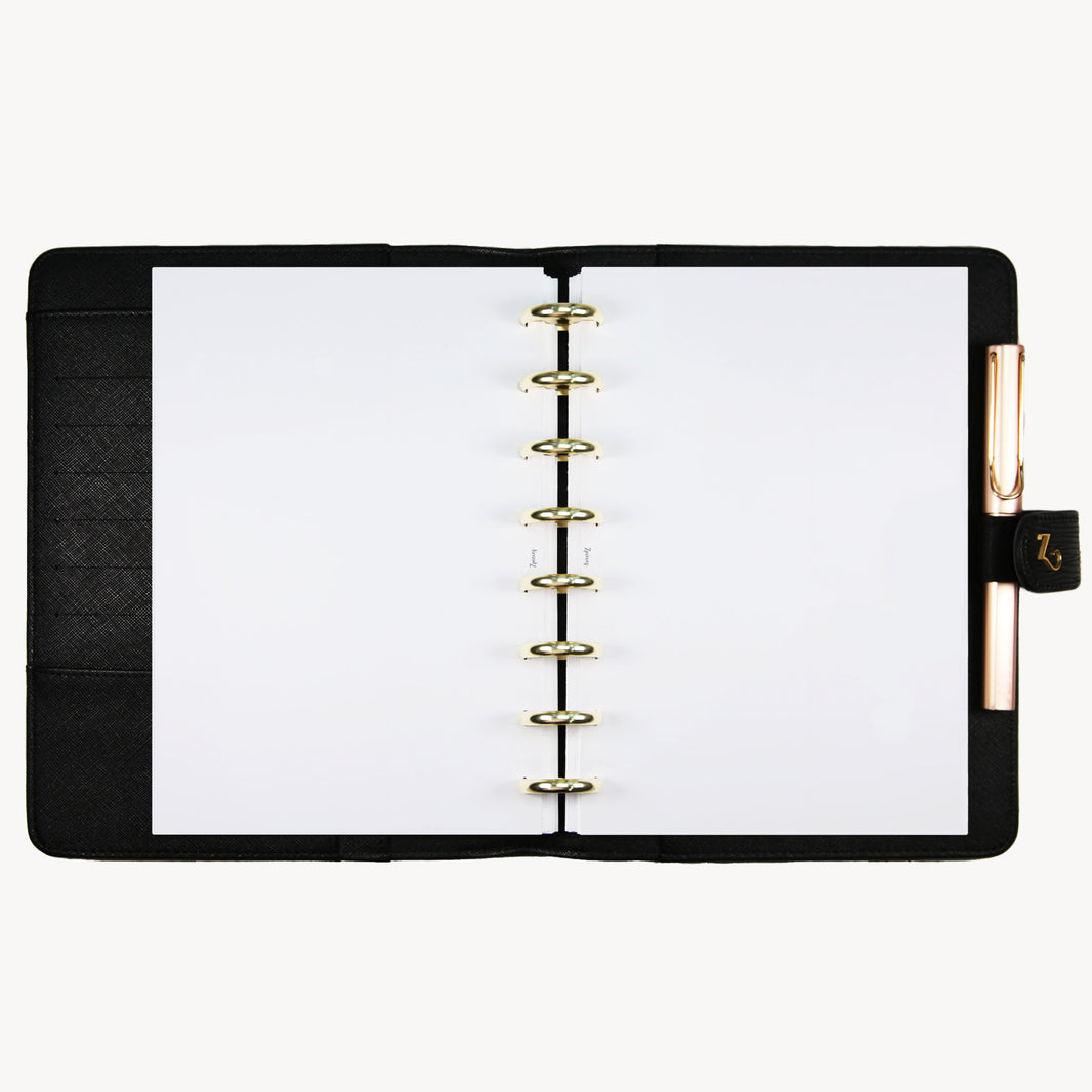 Blank Paper Planner Inserts | A5 Discbound
